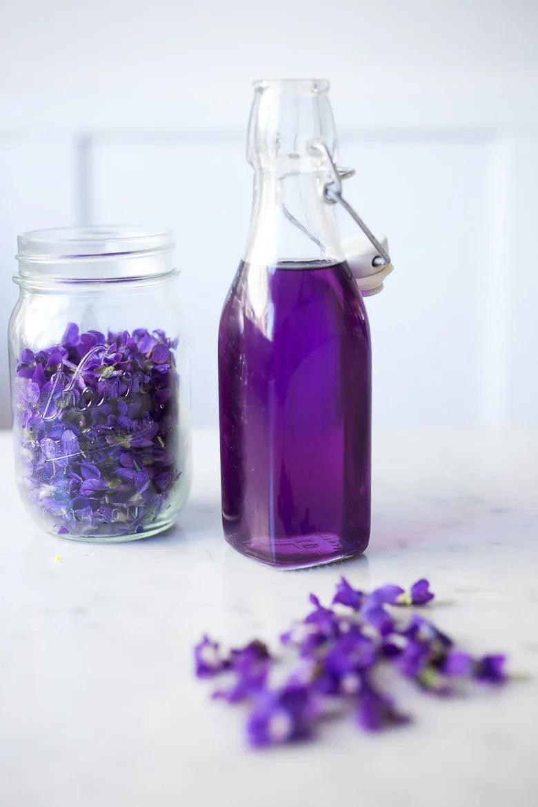 Violet Syrup Recipe – Raven Crest Botanicals